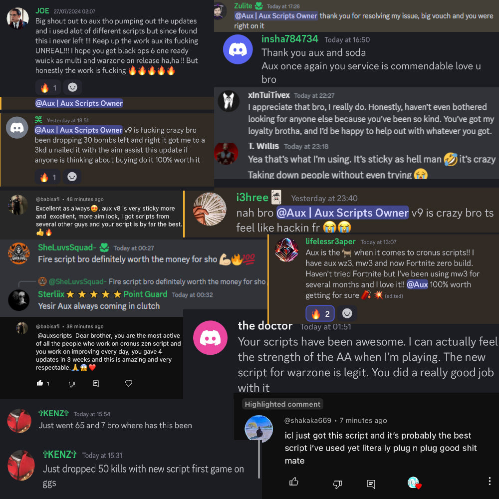 Aux Scripts - The STRONGEST Cronus ZEN Scripts! (Trusted, Plug & Play)